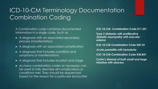 Clinical Documentation Guidelines for ICD-10-CM | PPSX | Medical Tests ...