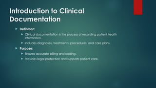 Clinical Documentation In Revenue Cycle Management Process.pptx