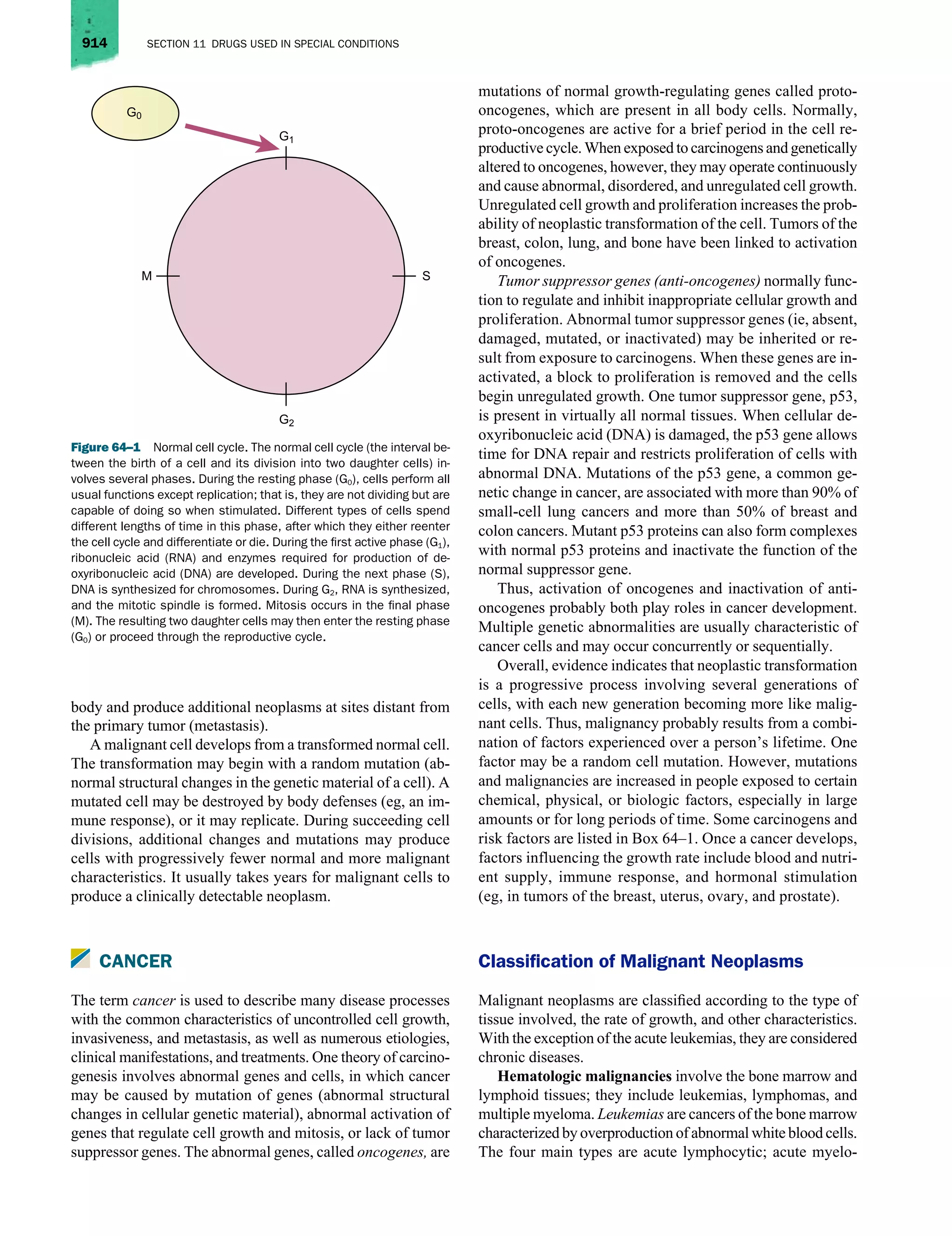 Clinical drug therapy nursing capitulo onco | PDF