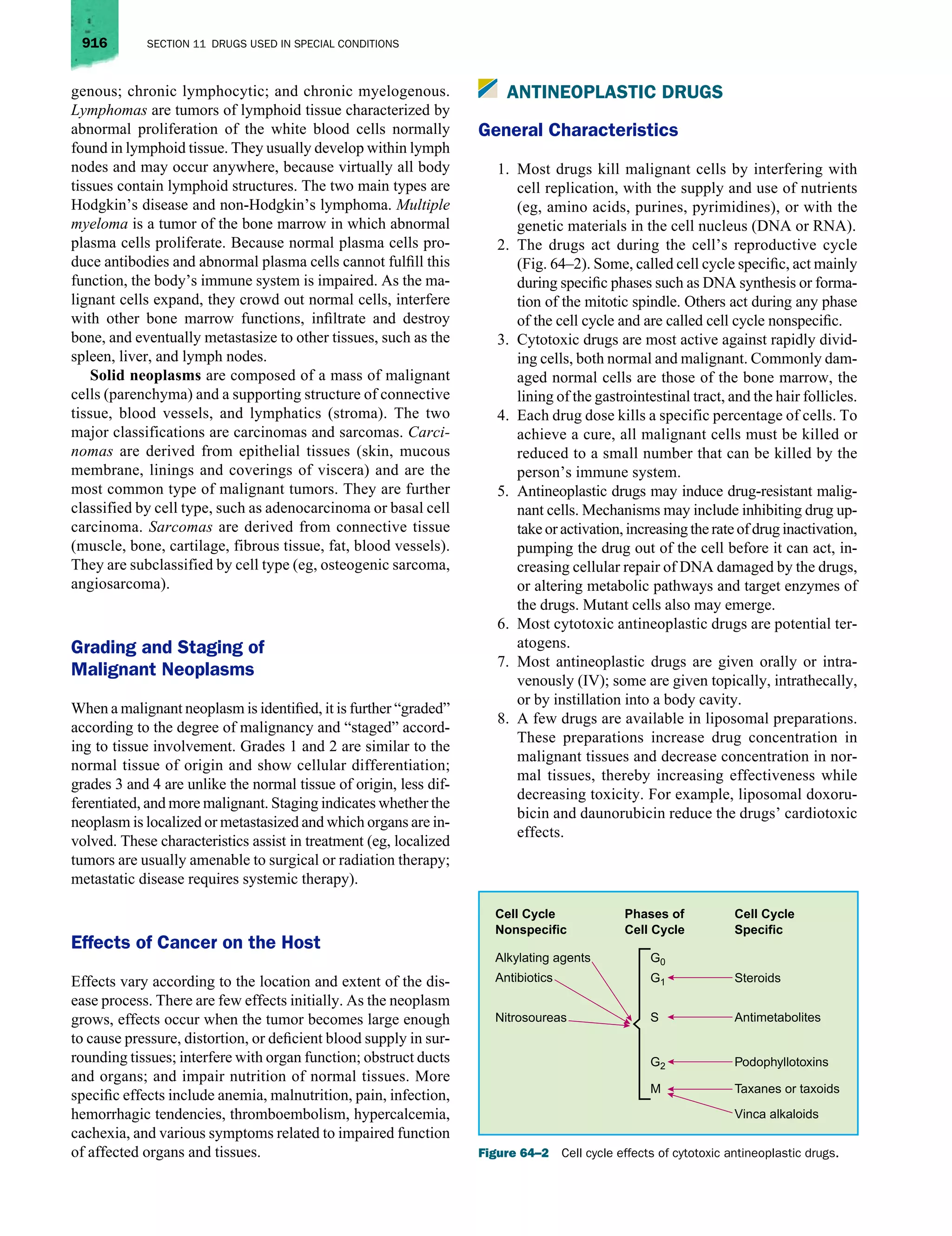 Clinical drug therapy nursing capitulo onco | PDF