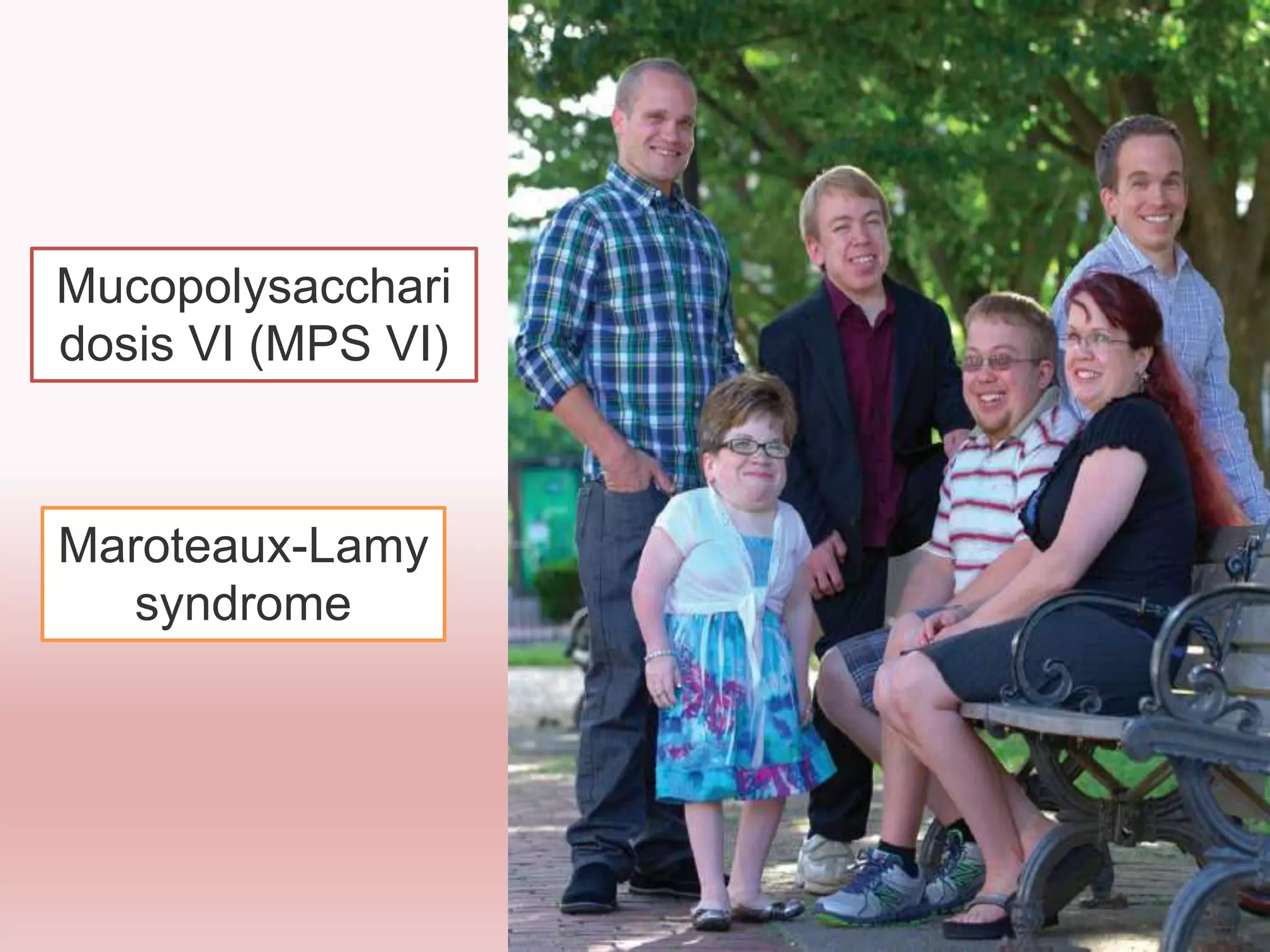 Clinical, endocrine & genetic spectrums of mucopolysaccharidoses type ...