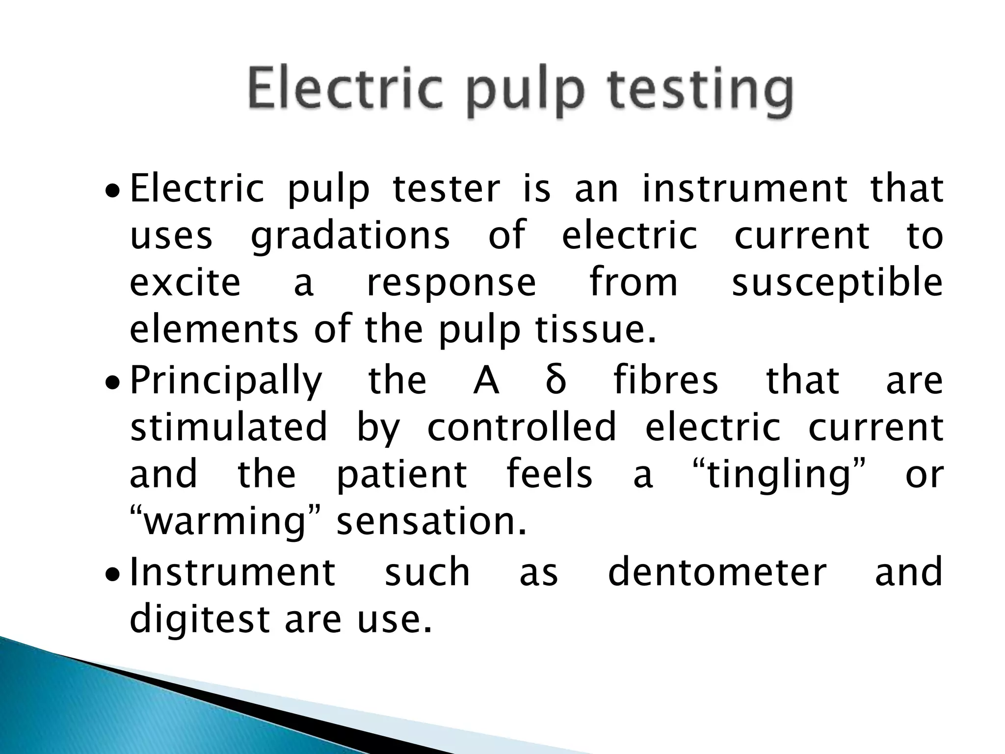 Clinical endodontic test | PPTX