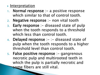 Clinical endodontic test | PPTX