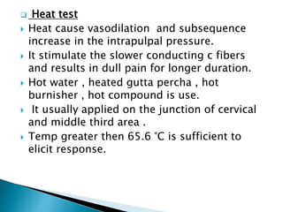 Clinical endodontic test | PPTX