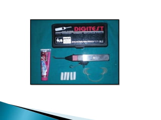 Clinical endodontic test | PPTX