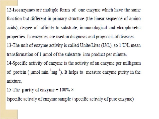 Clinical enzymology.ppt | Blood Disorders | Diseases and Conditions