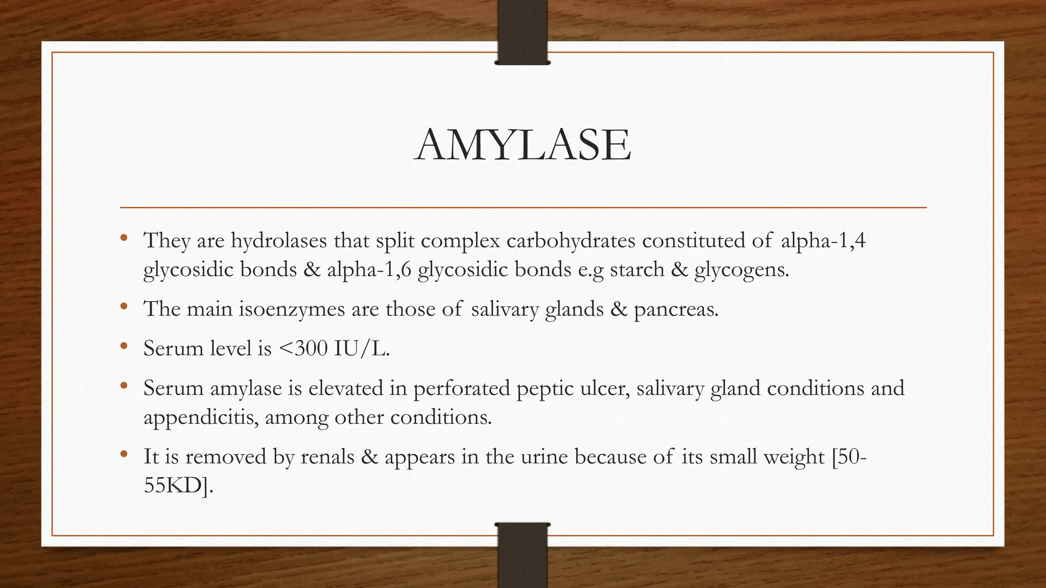 CLINICAL ENZYMOLOGY.pptx ALP, GGT AND AMYLASE | PPTX