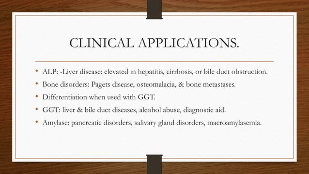 CLINICAL ENZYMOLOGY.pptx ALP, GGT AND AMYLASE | PPTX | Endocrine and ...