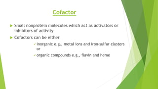 Clinical enzymology and biomarkers | PPTX