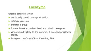 Clinical enzymology and biomarkers | PPTX