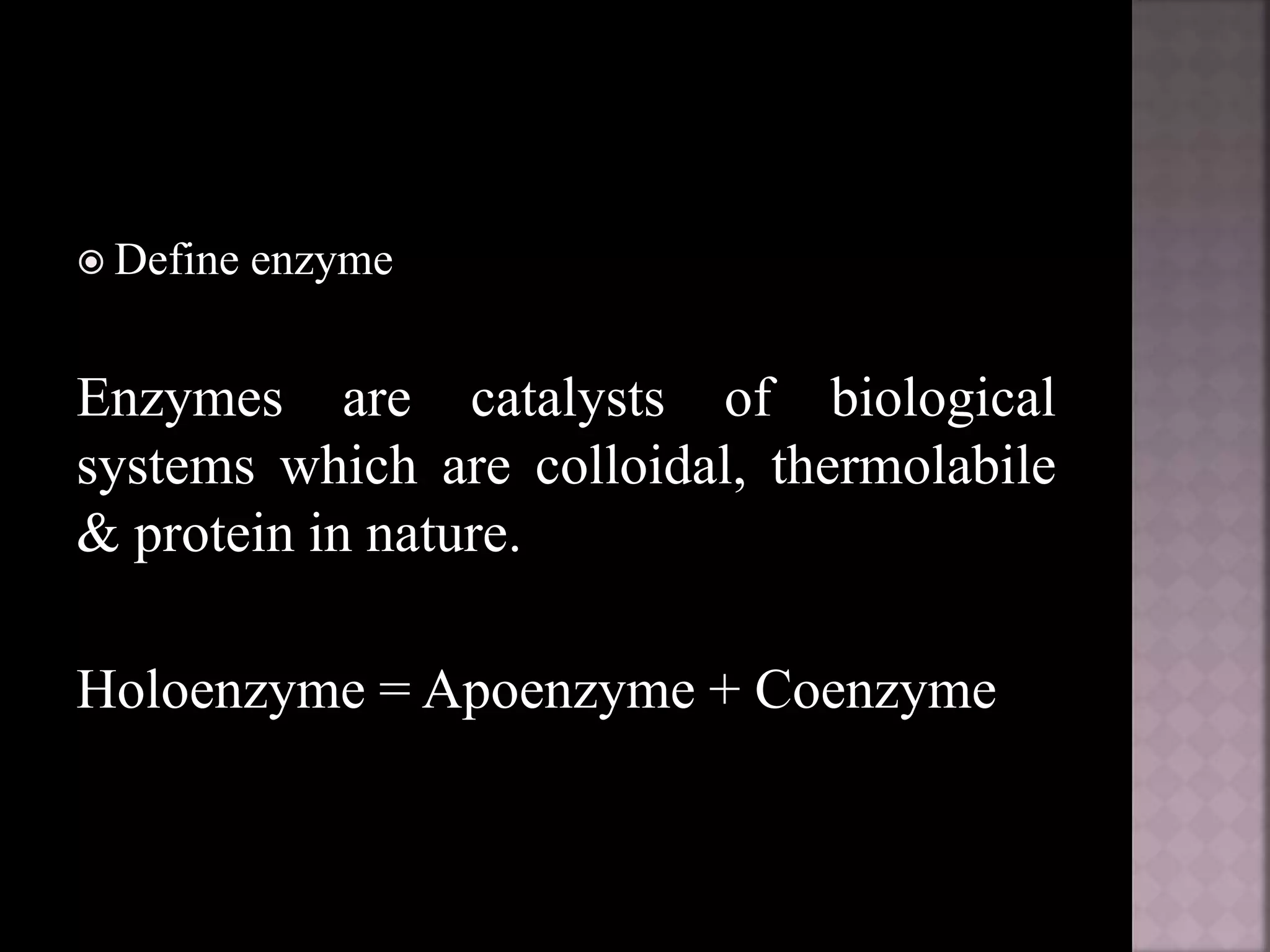 Clinical enzymology class | PPTX