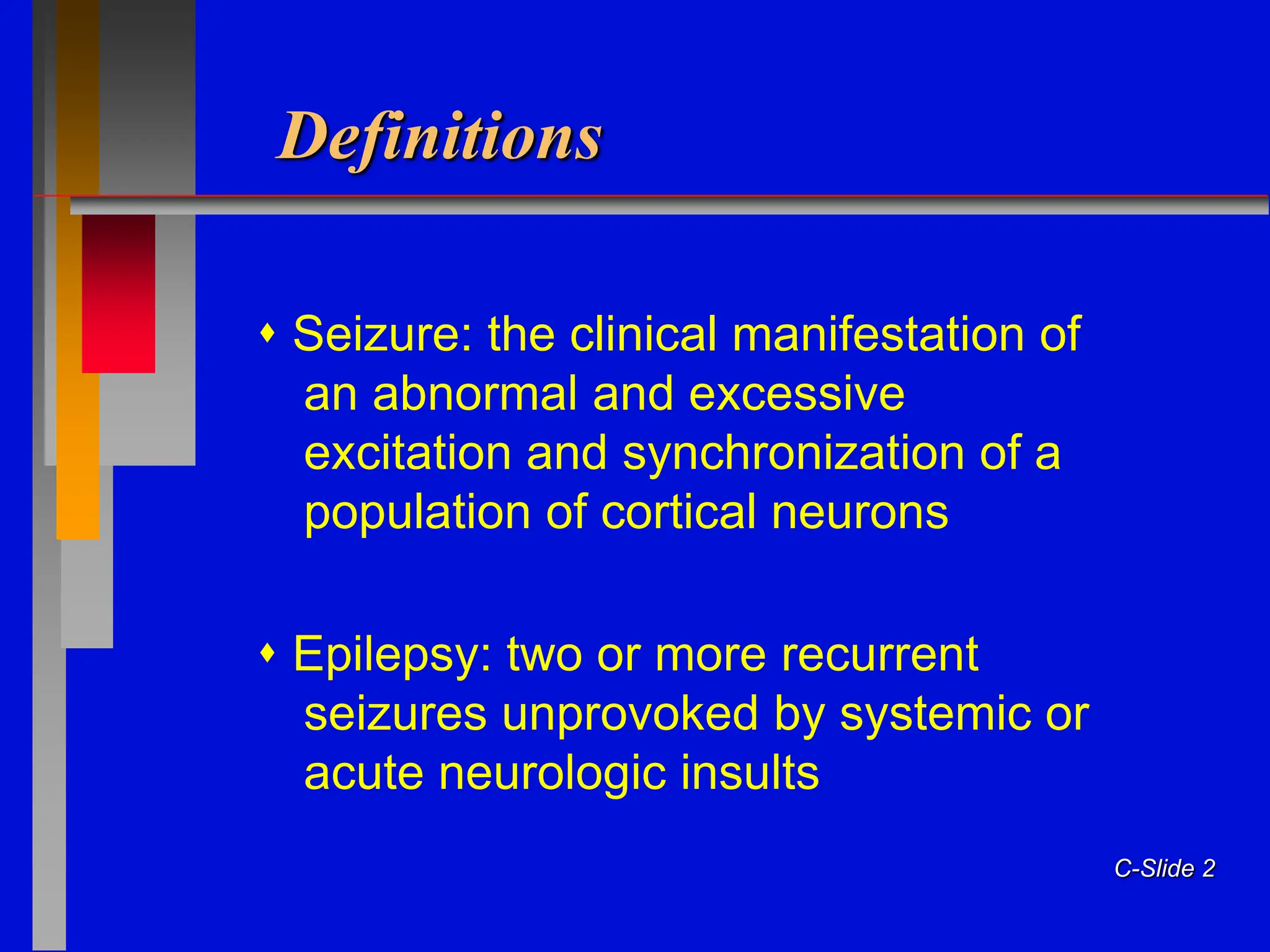 Clinical Epilepsy power point presentation | PPT