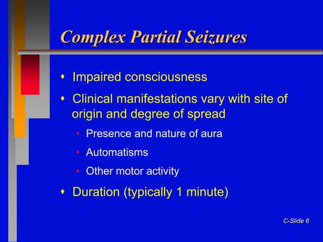 Clinical Epilepsy power point presentation | PPT