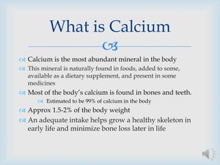 Clinical evaluation calcium | PPSX