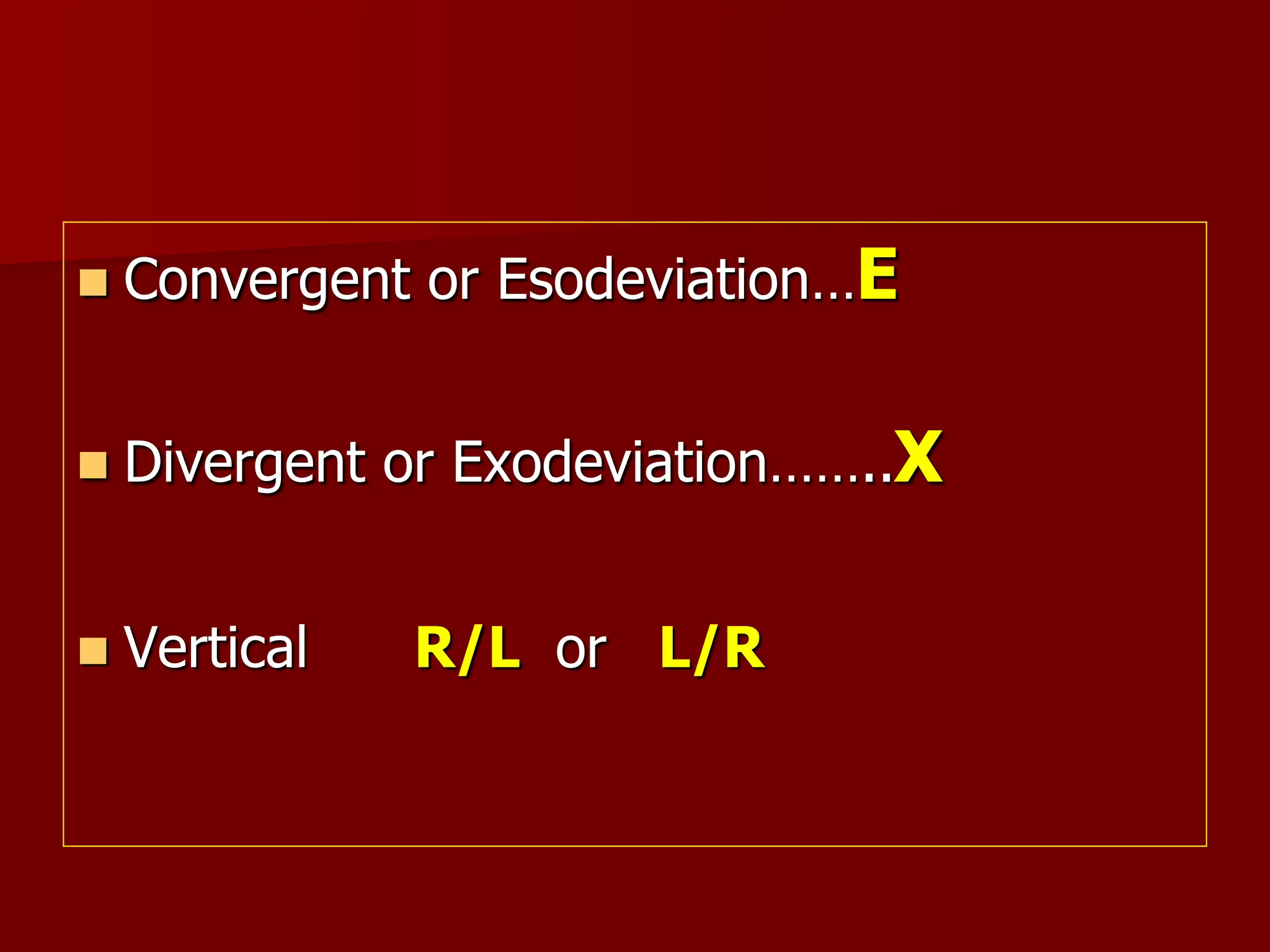 power point presentation of Clinical evaluation of strabismus | PPTX