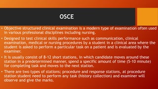 Clinical evaluation methods by Tanoj Patidar MSc Nursing (MSN) | PPTX