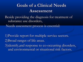 Clinical evaluation of addiction | PPT