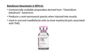 Clinical Evaluation of Botulinum Toxin A in the Management of ...