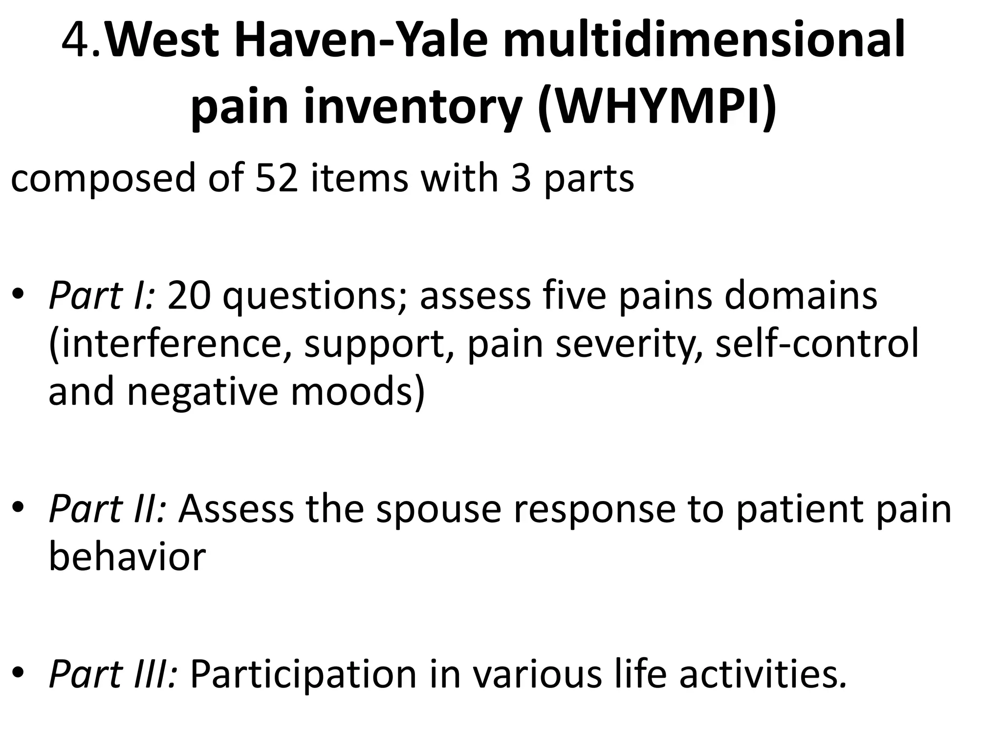 Clinical evaluation of patient with pain complaint | PPTX