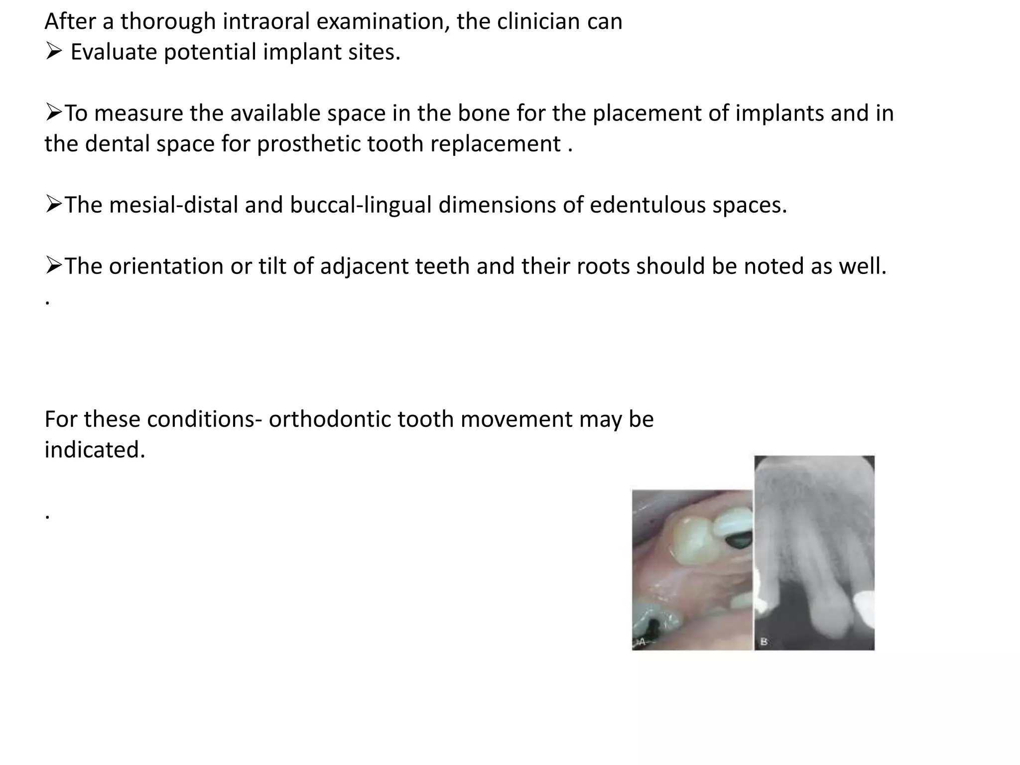 Clinical evaluation of the implant patient | PPTX