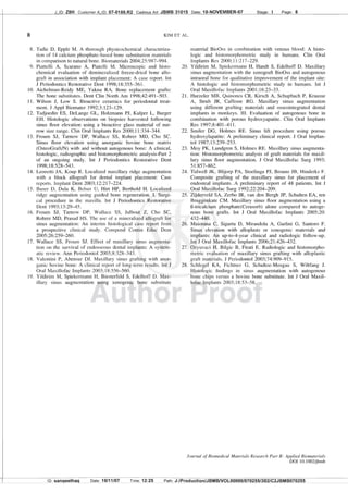 Clinical evaluations of osteon as a new alloplastic material in sinus ...