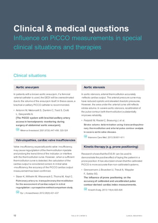 Clinical evidence picco technology | DOCX | Heart and Cardiovascular ...