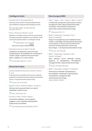 Clinical evidence picco technology | DOCX | Heart and Cardiovascular ...