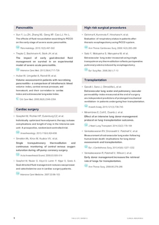 Clinical evidence picco technology | DOCX | Heart and Cardiovascular ...