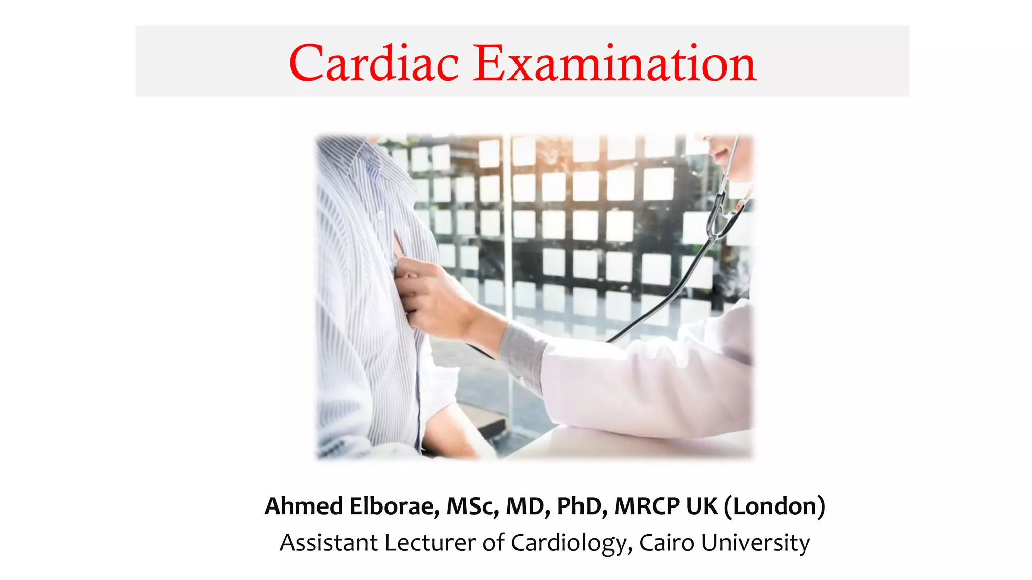 Cardiac examination | PDF