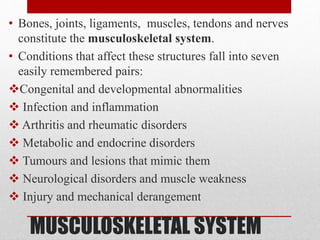Clinical exam in an orthopaedic patient | PPTX