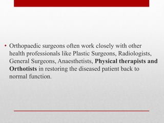 Clinical exam in an orthopaedic patient | PPTX