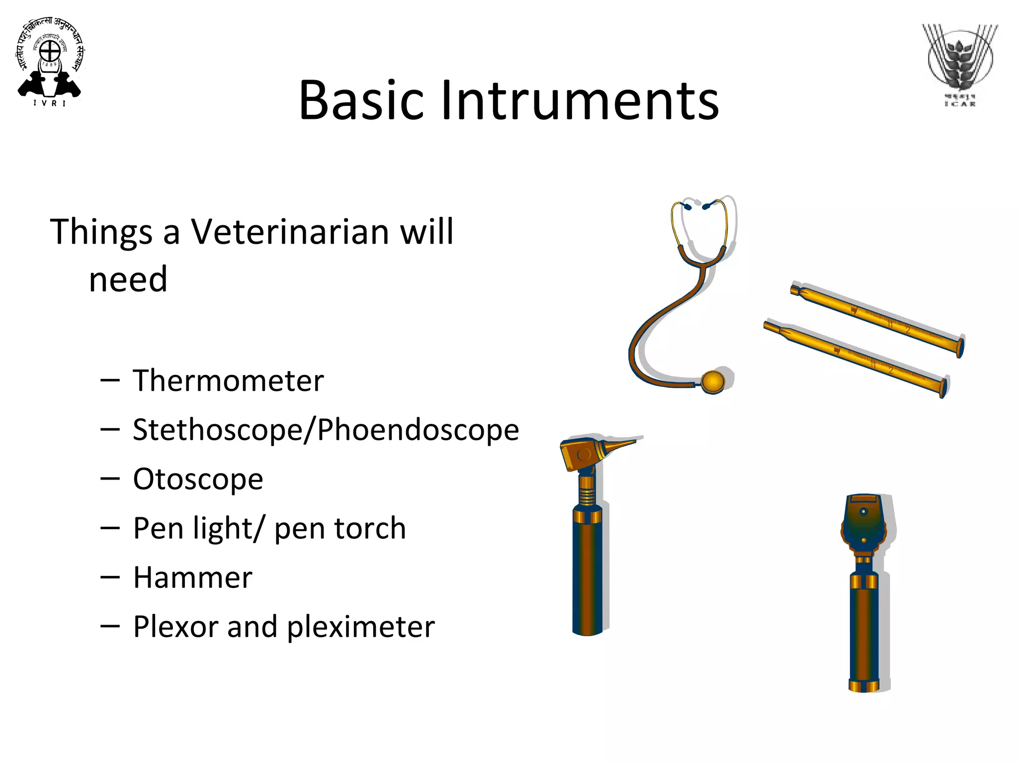 Clinical examination of Cattle | PPT