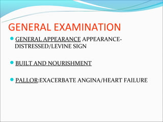 Clinical examination chest pain | PPT