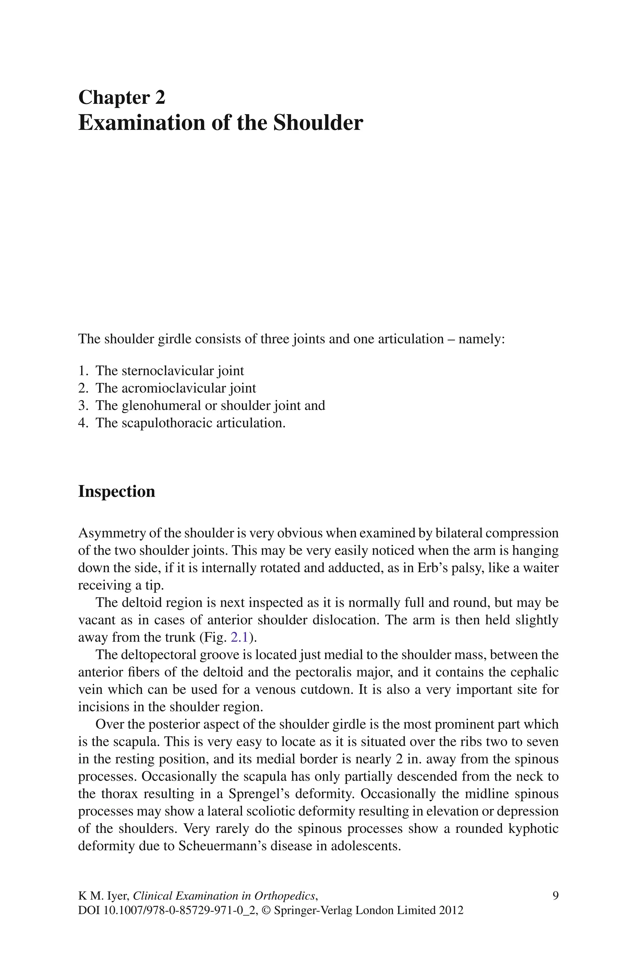 Clinical examination in orthopedics | PDF