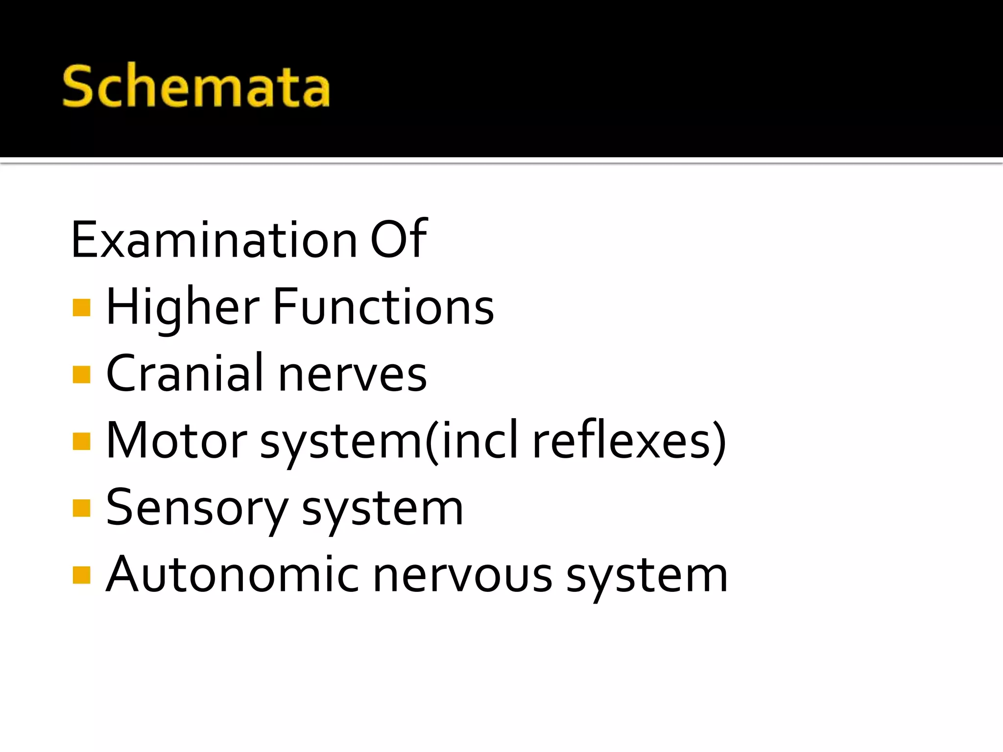 Clinical examination nervous system | PPTX