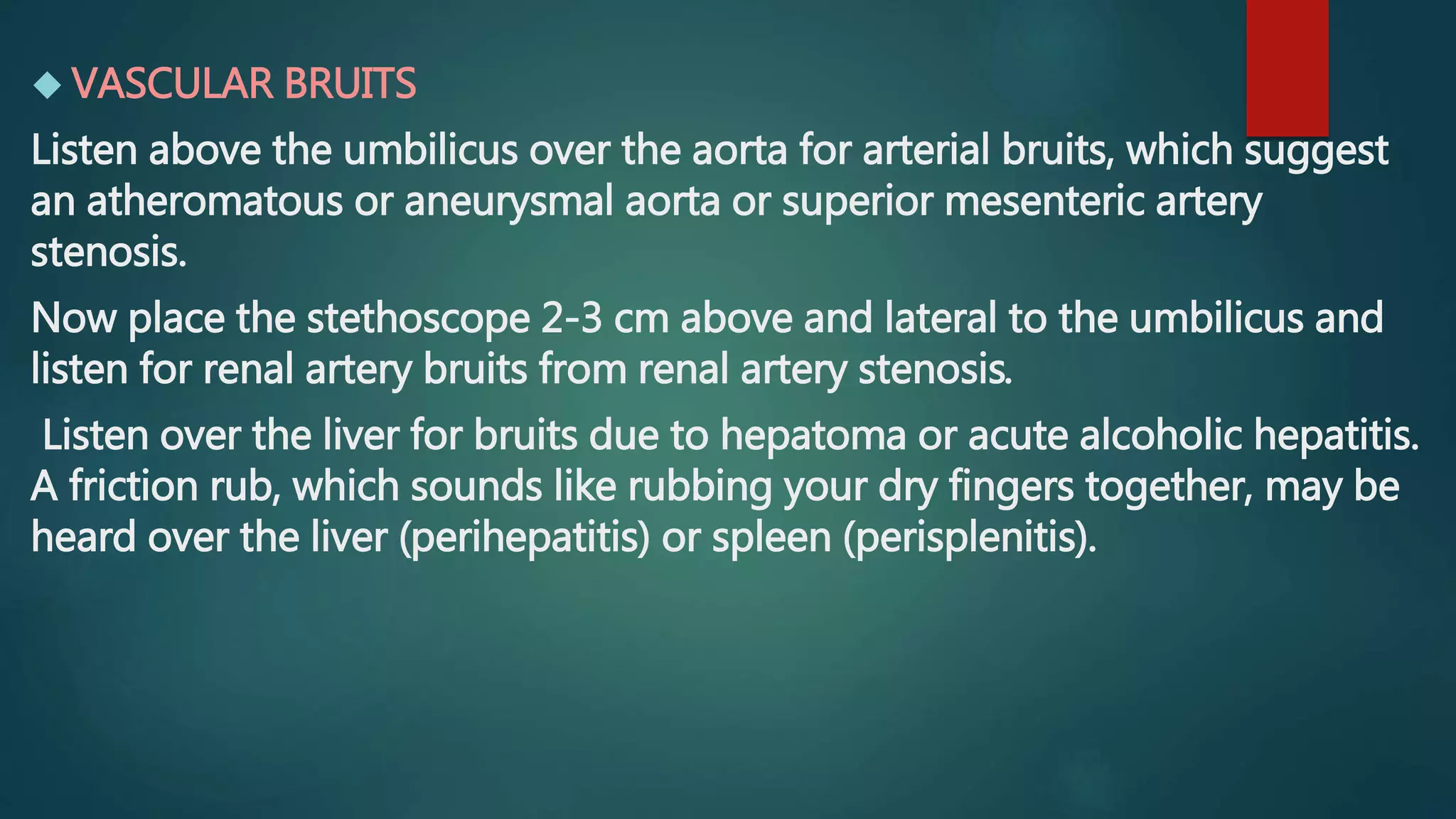 Clinical examination of abdomen medicine | PPTX