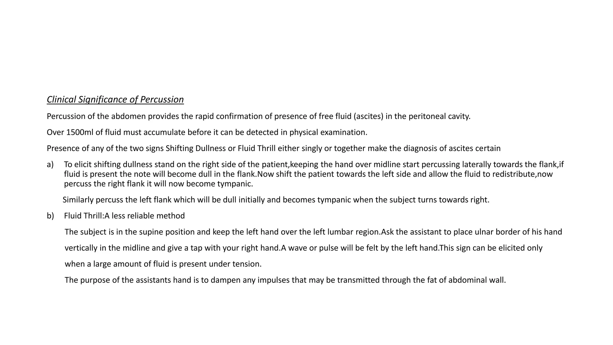Clinical Examination of Abdomen (Part II).pptx