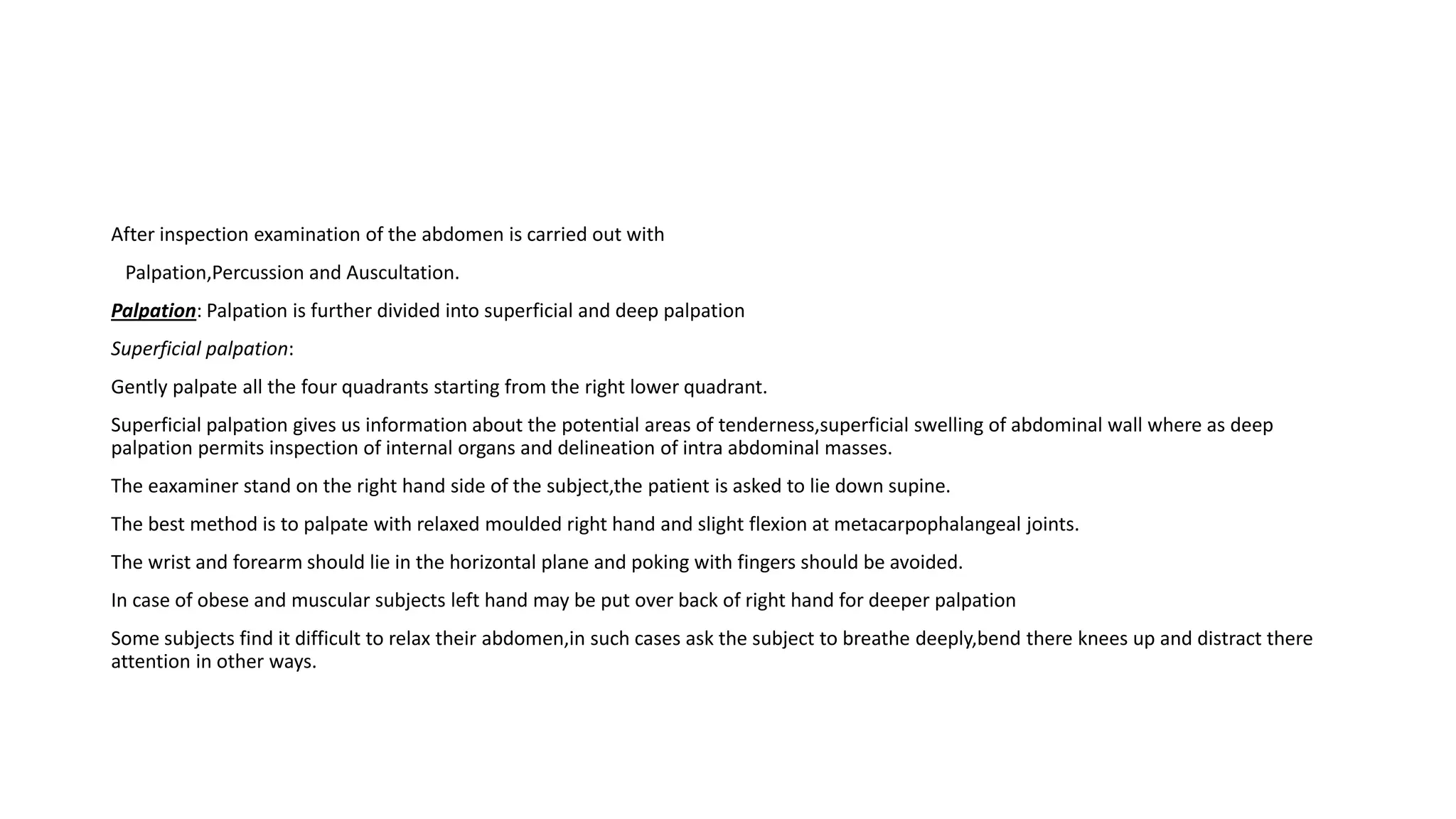 Clinical Examination of Abdomen (Part II).pptx