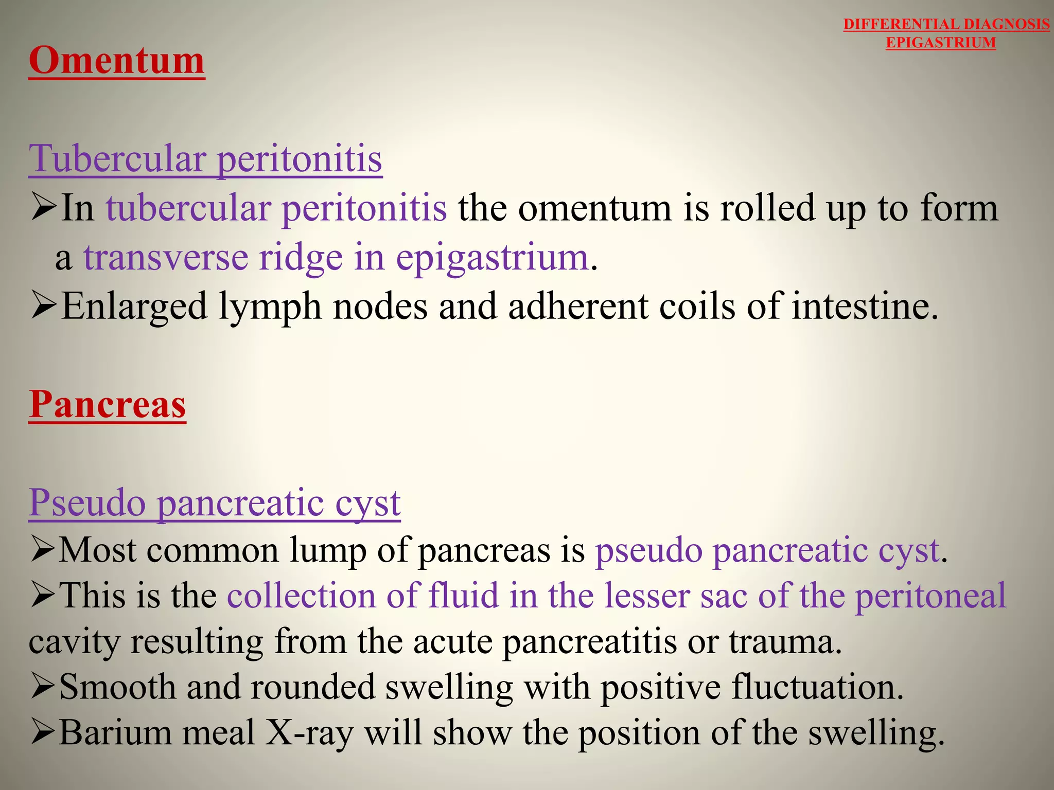Clinical examination of abdominal lump | PPTX