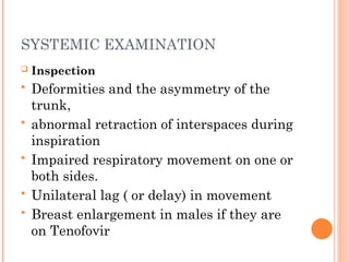 Clinical examination of a patient on HIV-treatment | PPT