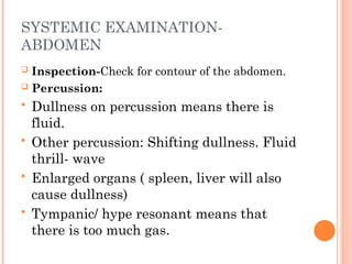 Clinical examination of a patient on HIV-treatment | PPT