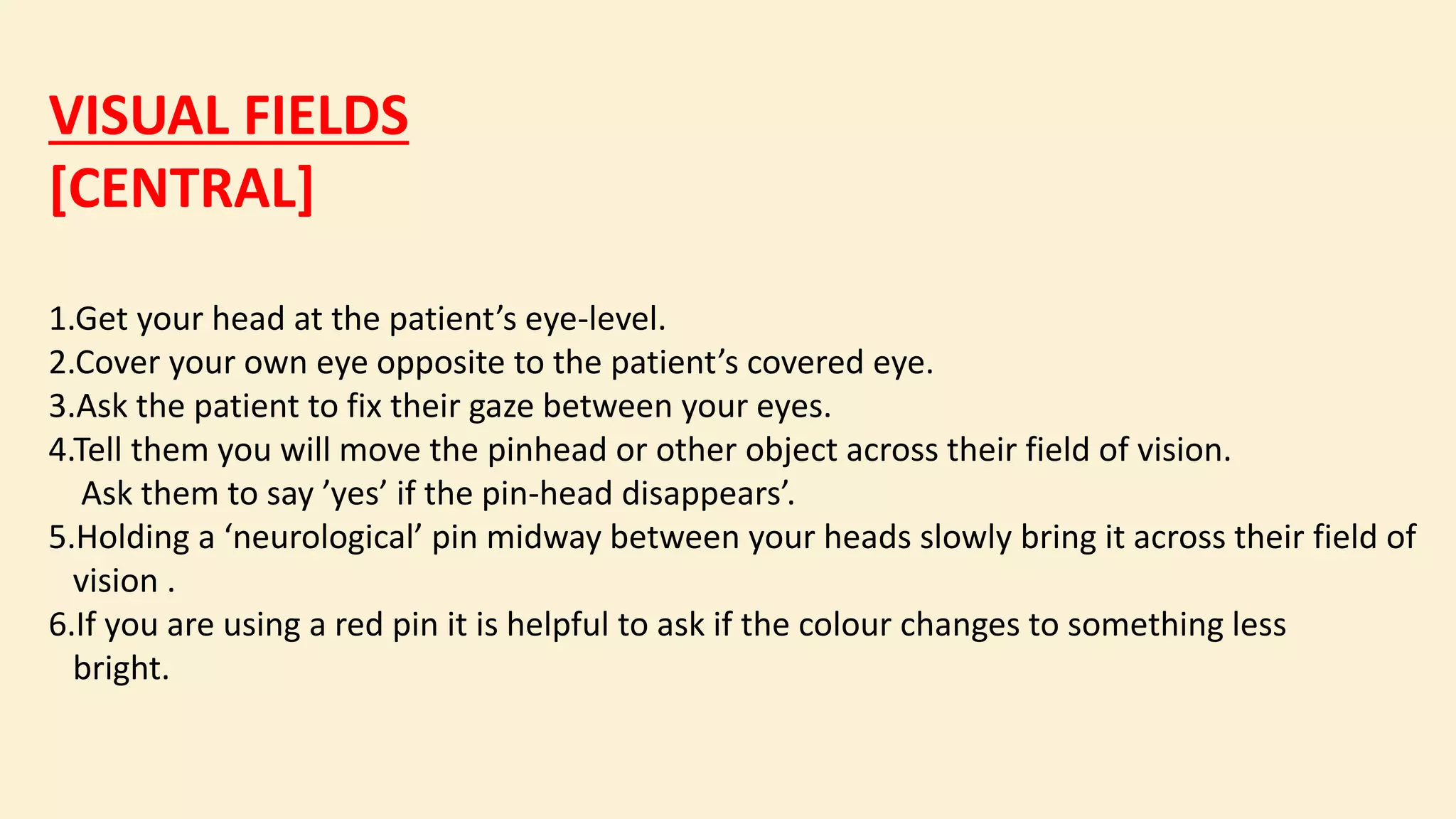 Clinical examination of cranial nerves | PPTX