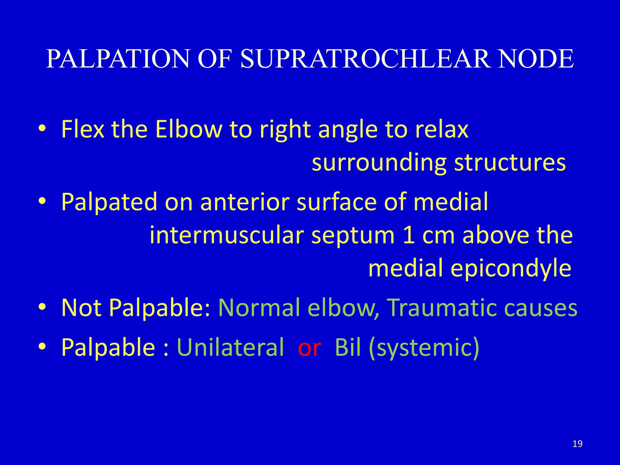 Clinical examination of elbow joint | PPTX