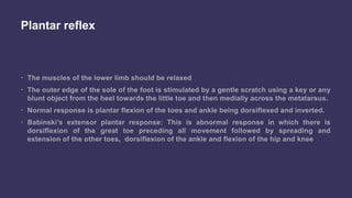 Clinical Examination of Plantar Reflex.pptx