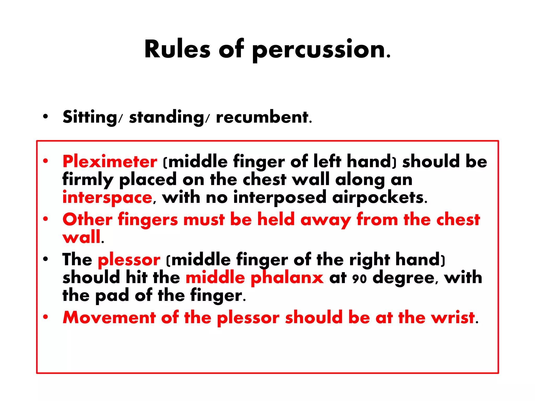 Clinical examination of respiratory system | PPTX