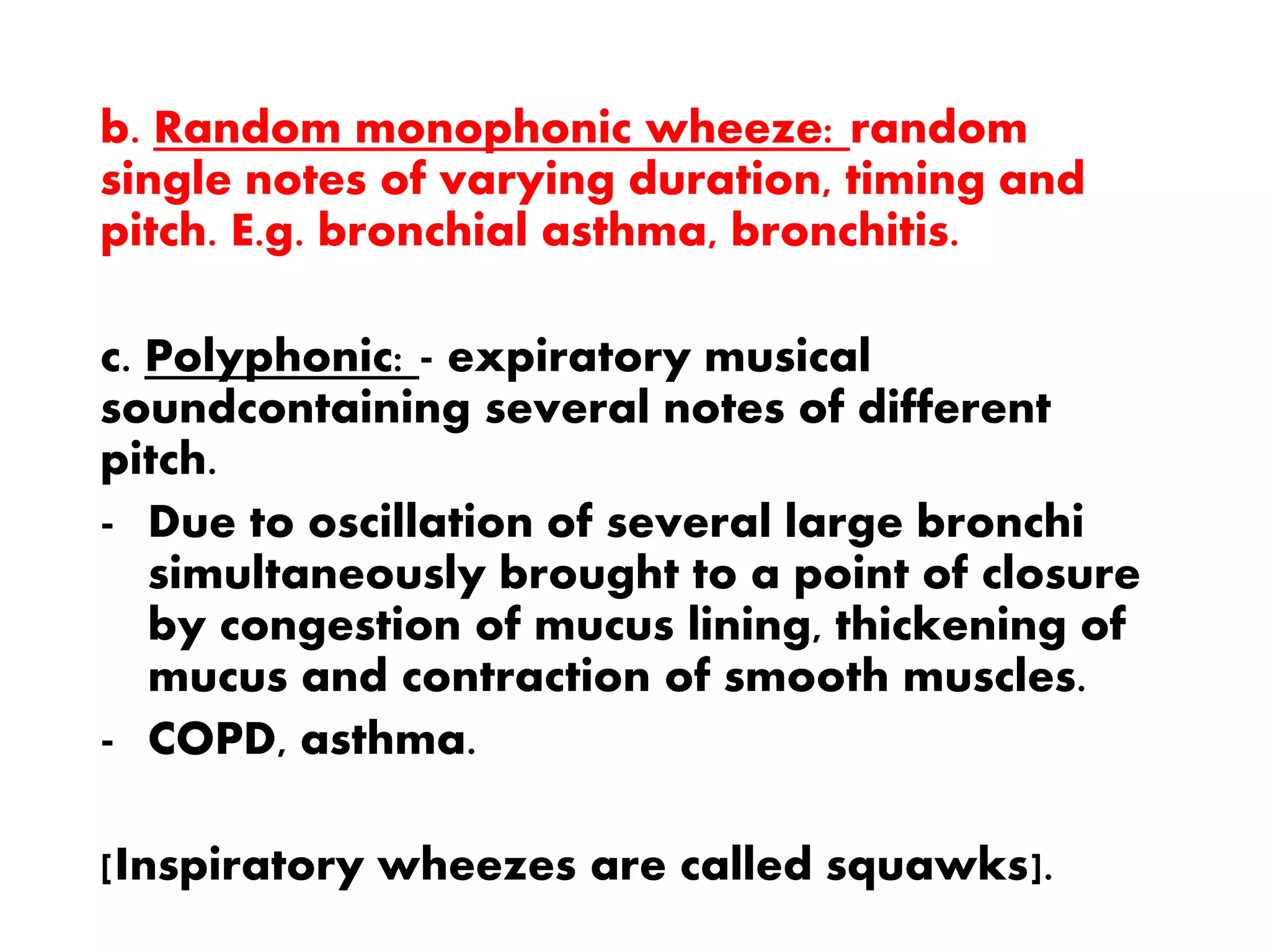 Clinical examination of respiratory system | PPTX