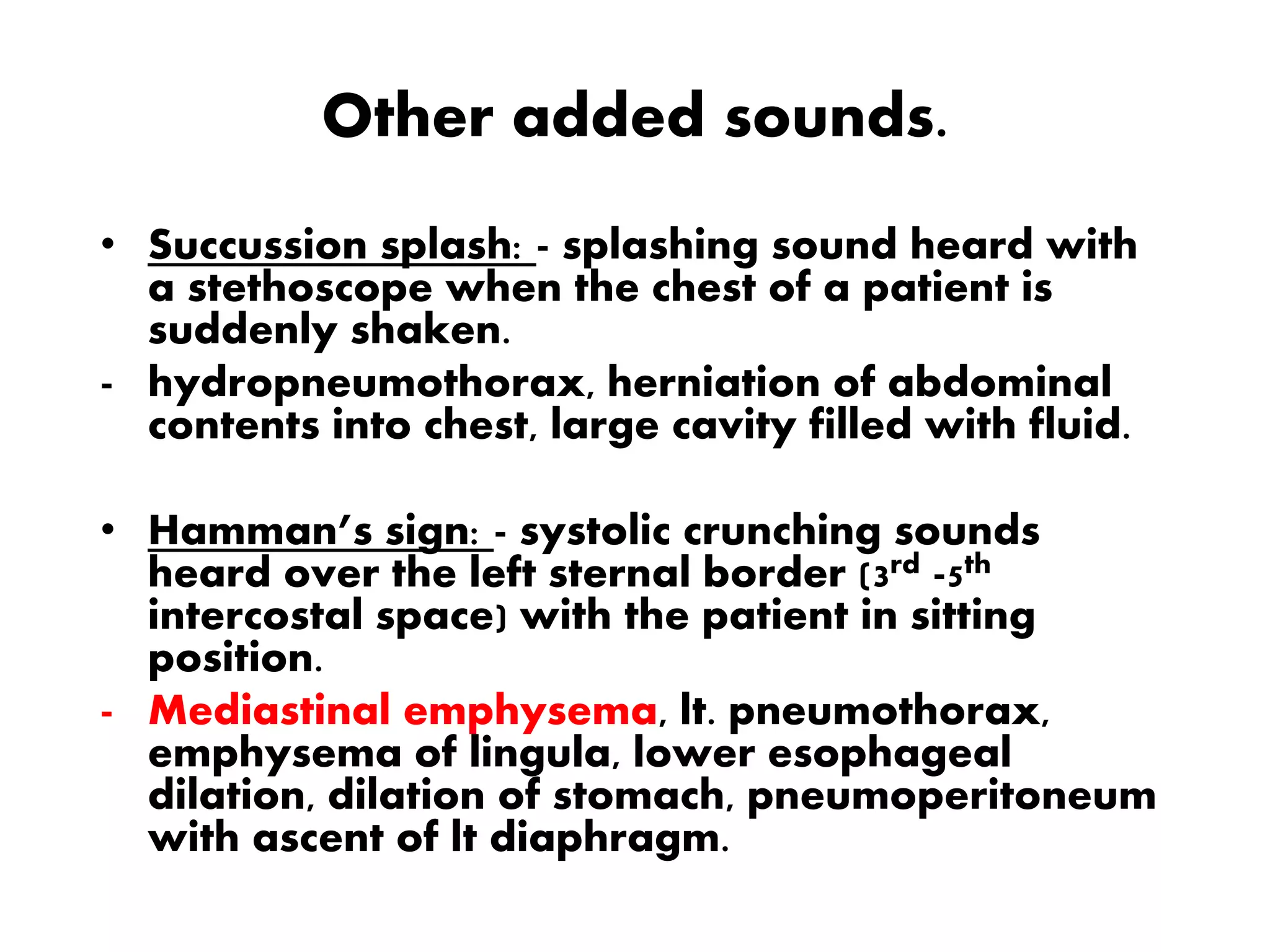 Clinical examination of respiratory system | PPTX