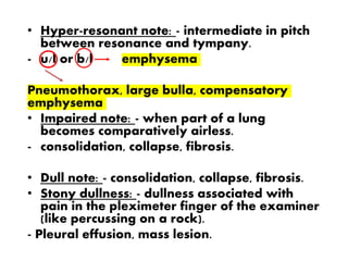 Clinical examination of respiratory system | PPTX