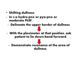 Clinical examination of respiratory system | PPTX
