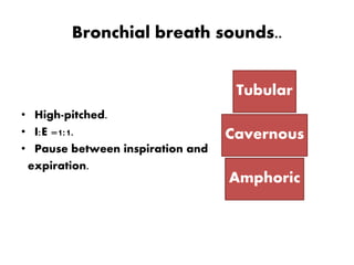 Clinical examination of respiratory system | PPTX